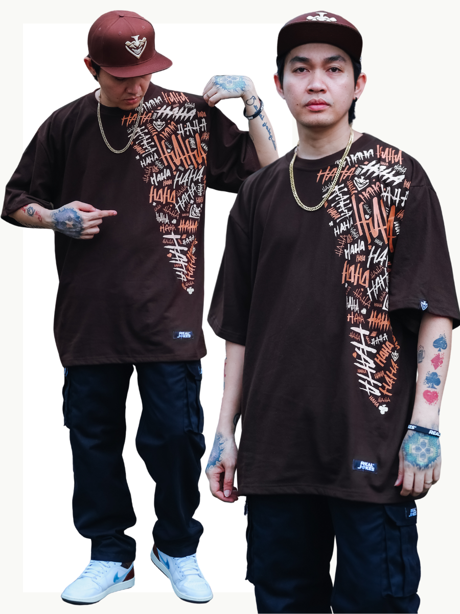 BURST OUT - BROWN – Real Jokes Clothing