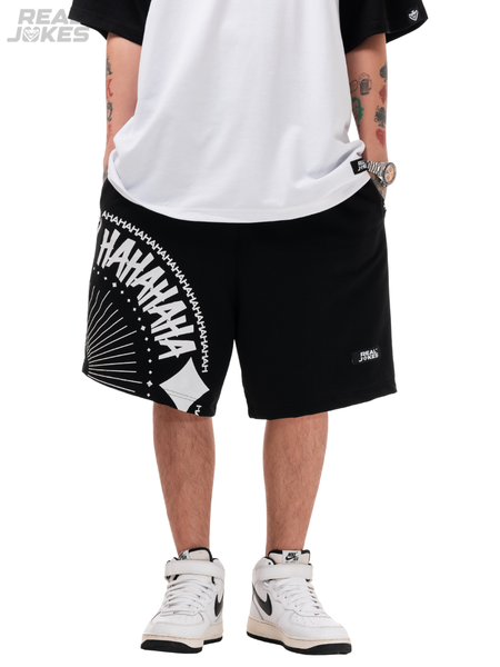 CHRONOS SHORTS - BLACK – Real Jokes Clothing