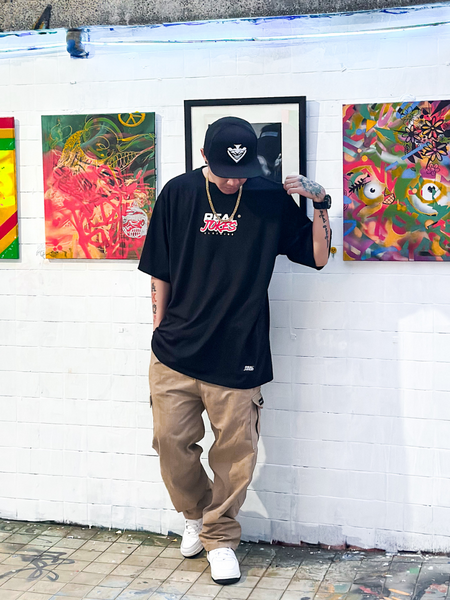 DOS - BLACK – Real Jokes Clothing