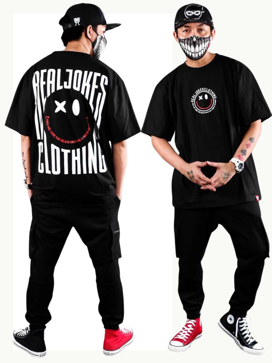 FOOLS - BLACK – Real Jokes Clothing