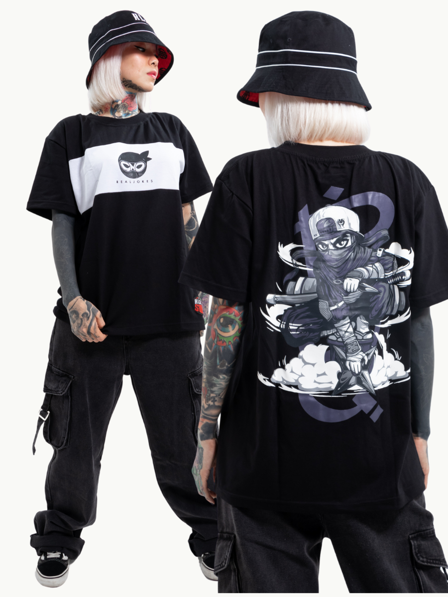 NINJA SIN - BLACK – Real Jokes Clothing