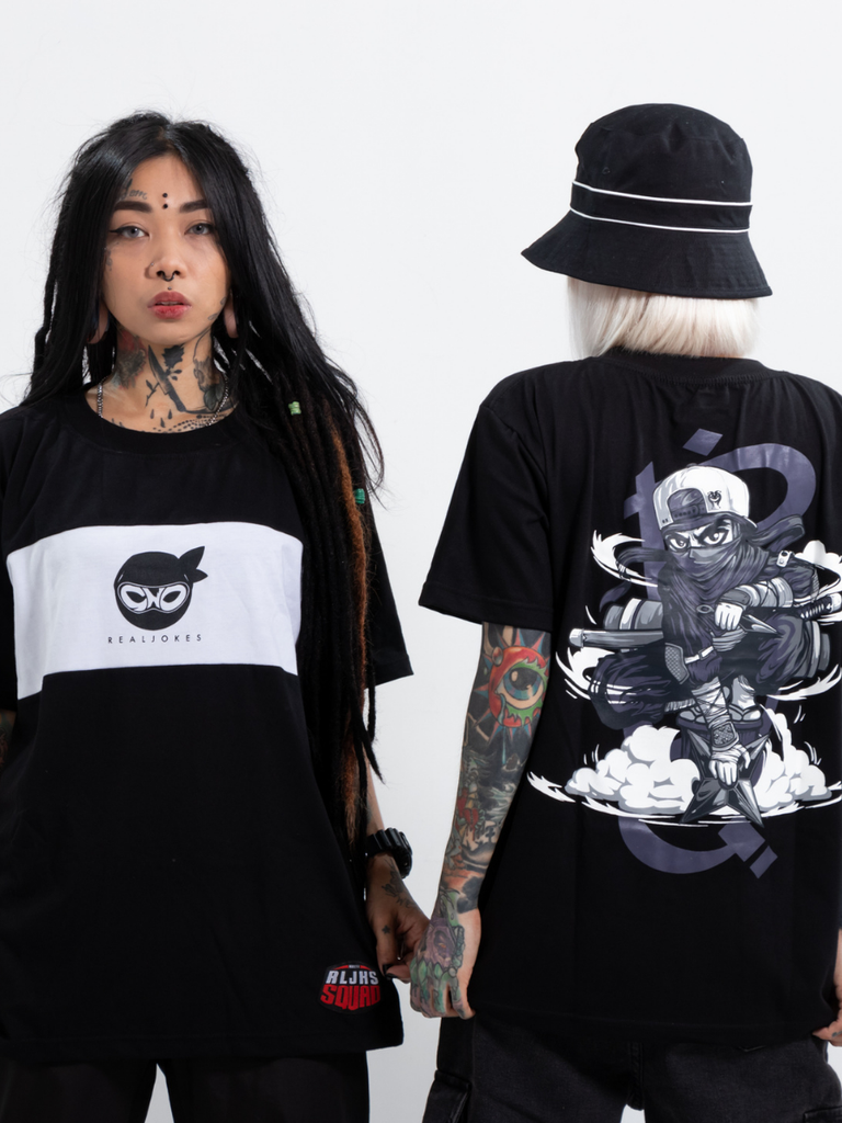 NINJA SIN - BLACK – Real Jokes Clothing