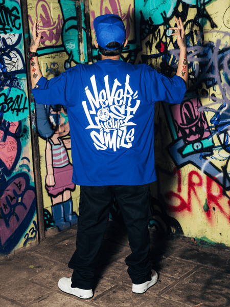 NLYS (Never Lose Your Smile) - Blue – Real Jokes Clothing