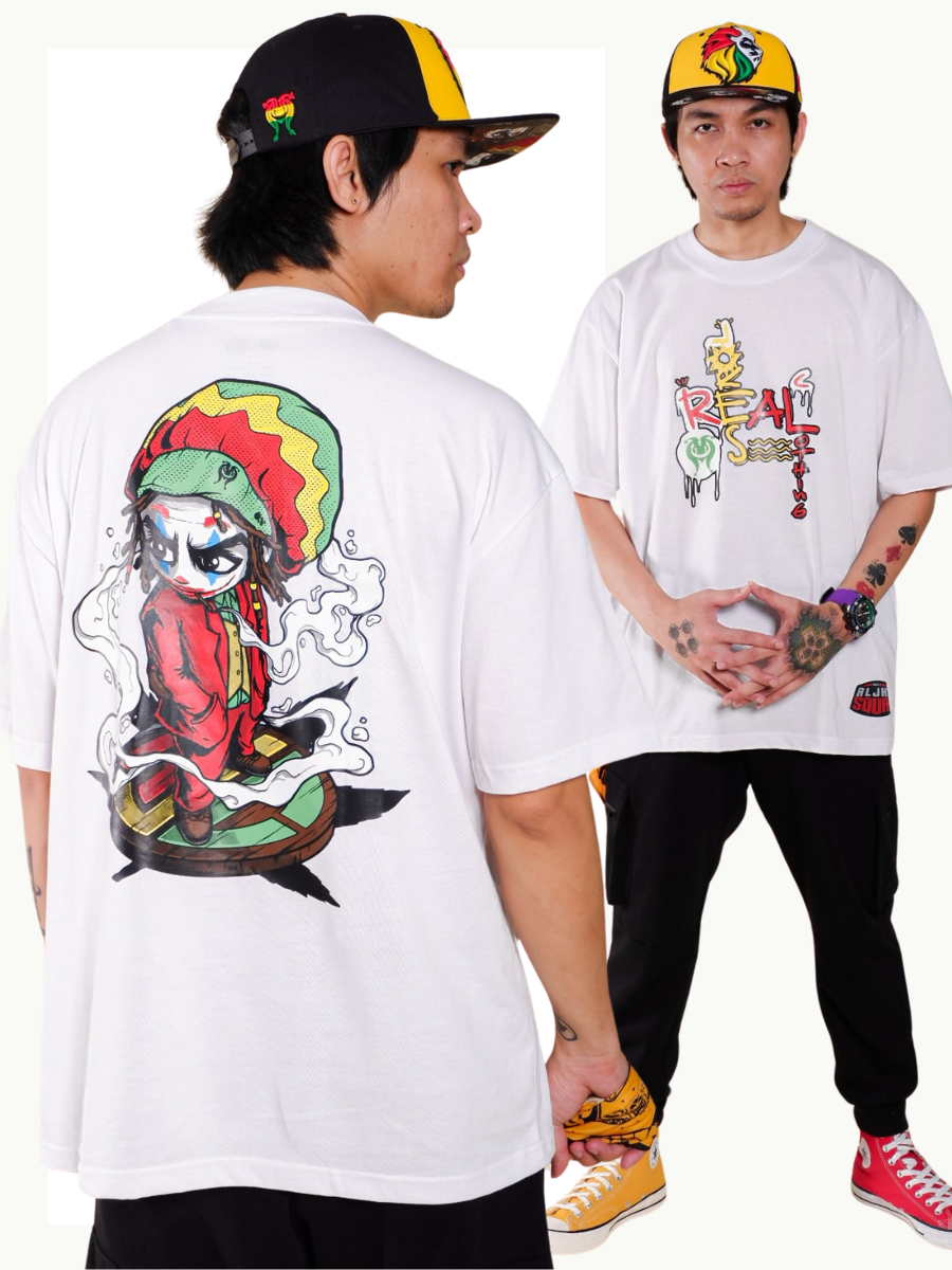 SNO REGGAE - WHITE – Real Jokes Clothing