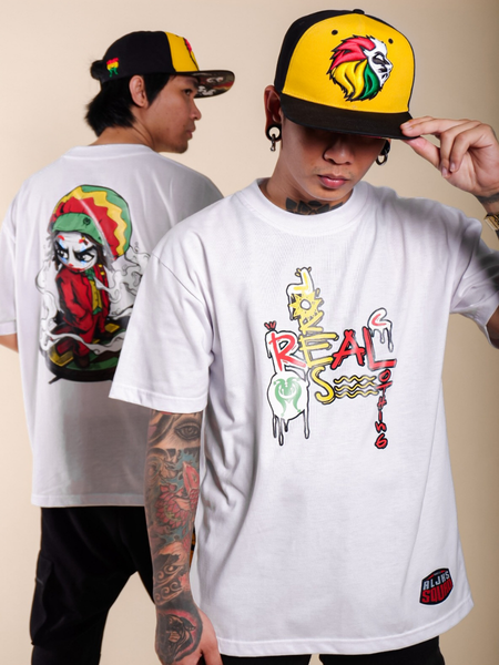SNO REGGAE - WHITE – Real Jokes Clothing