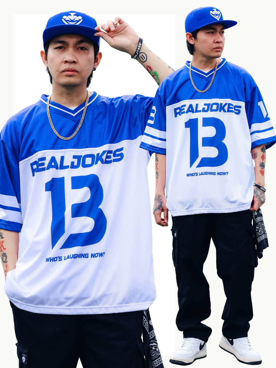 RJC KIT TOP - BLUE – Real Jokes Clothing